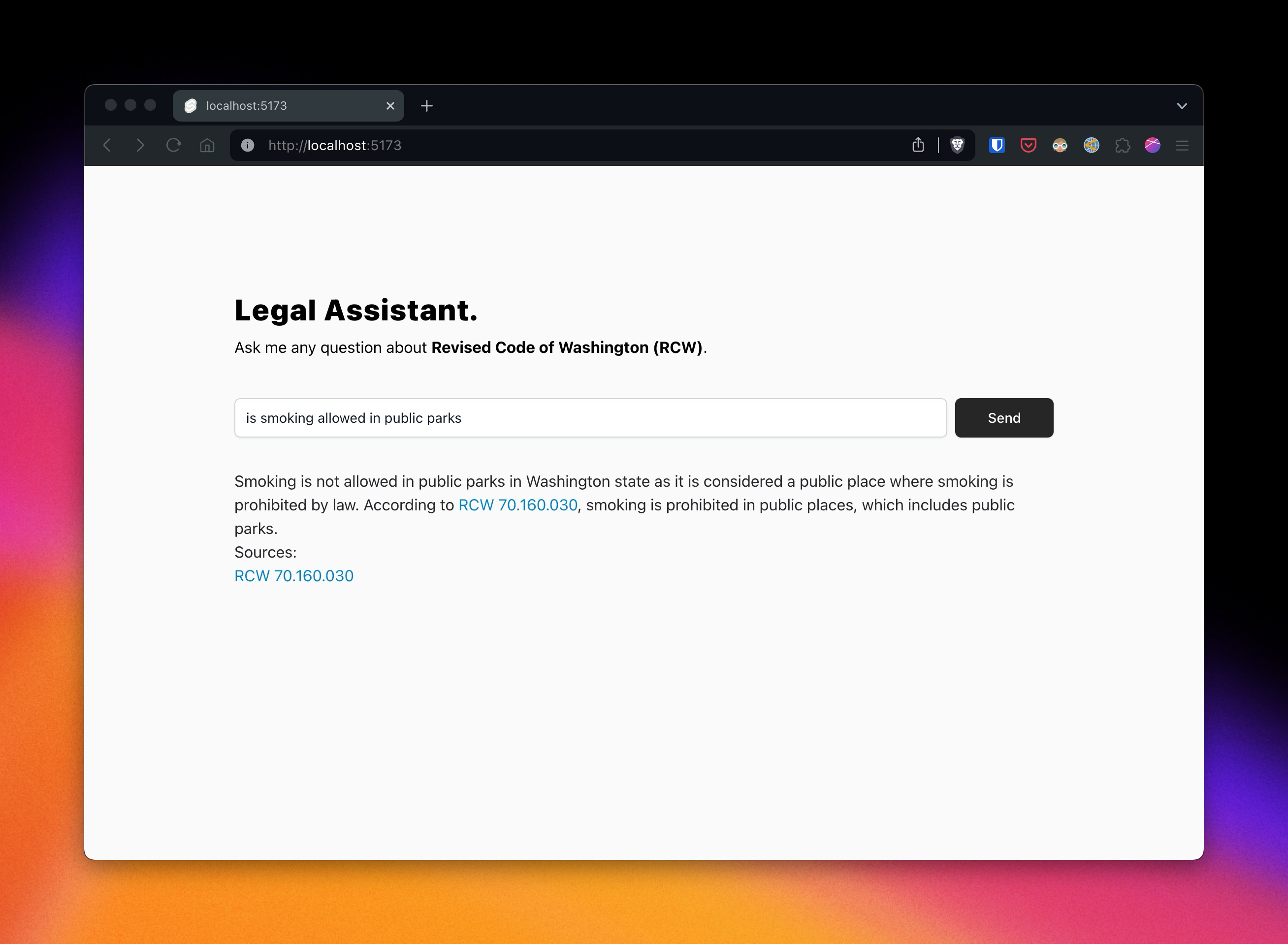 GitHub - zianwar/legal-assistant: Legal assistant chatbot that can ...